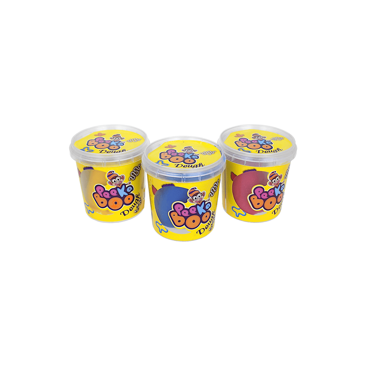 Peeka Boo Play Dough Set of 3 Jars x 100 gm – Bayan eShop