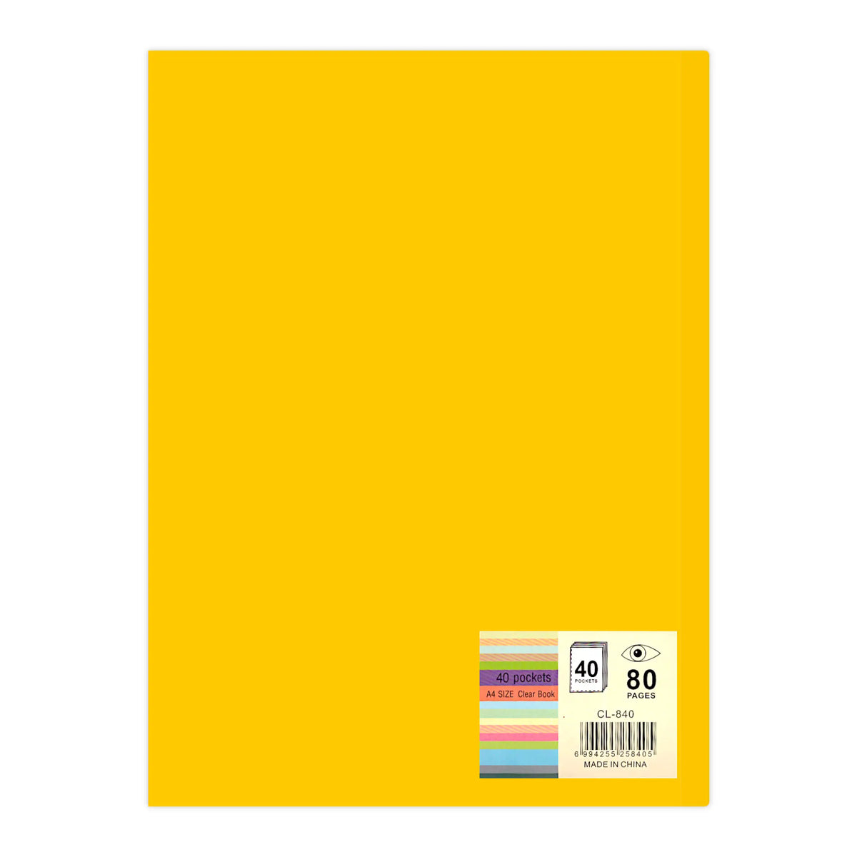 Generic Display Book 40 Fixed Pockets A4 – Bayan eShop