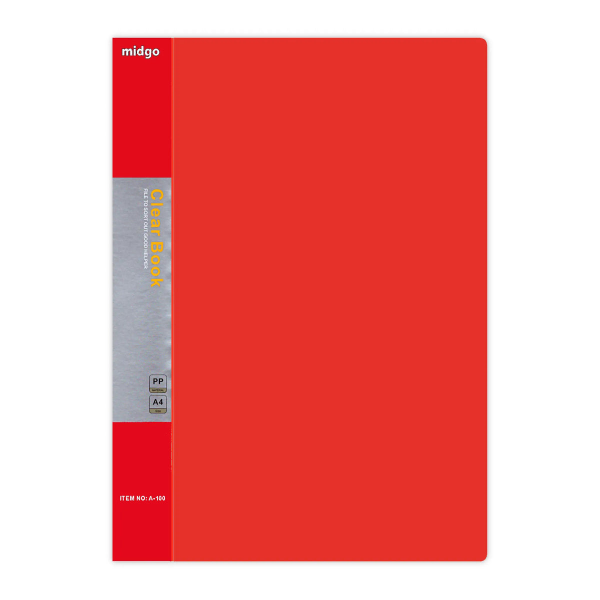 Midgo Display Book 100 Fixed Pocket A4 – Bayan eShop