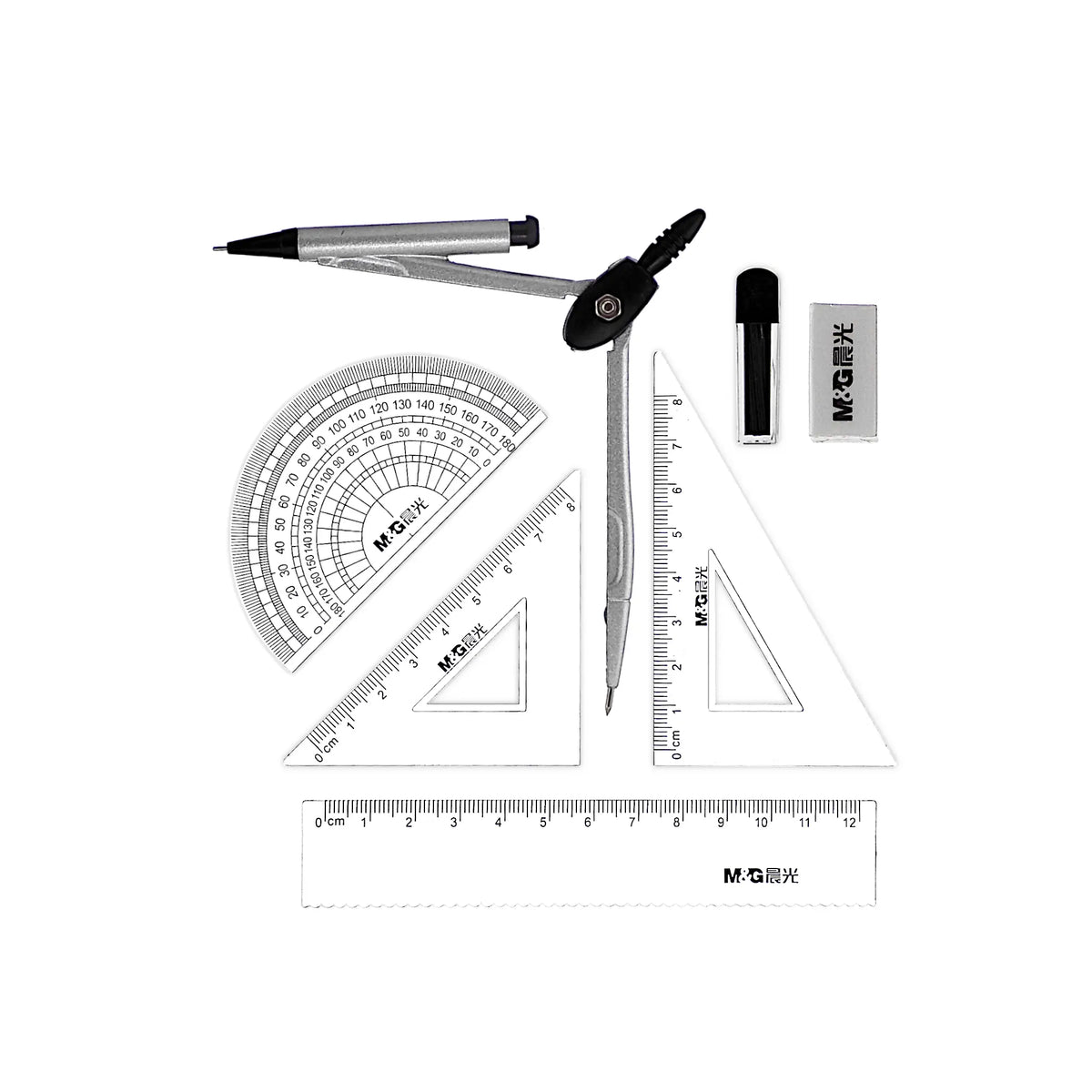 M&G Maths Geometry Drafting Set 7 Pcs – Bayan eShop