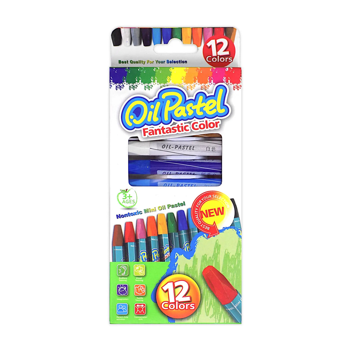 Generic Oil Pastel Colors Set of 12 – Bayan eShop
