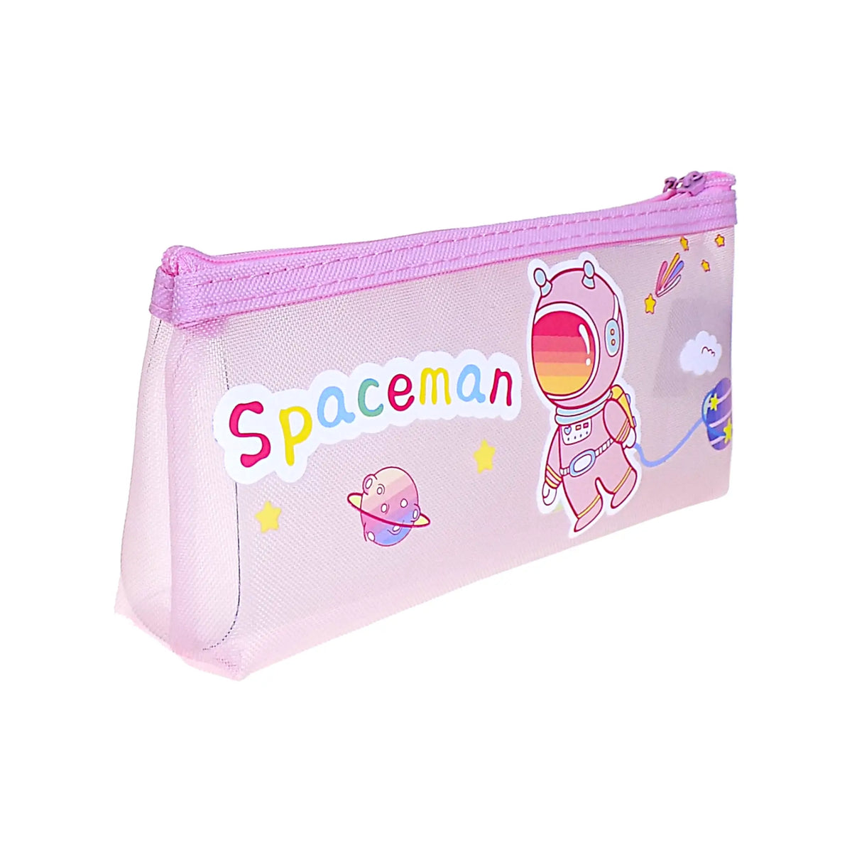 Generic Spaceman Mesh Zippered Pencil Case – Bayan eShop