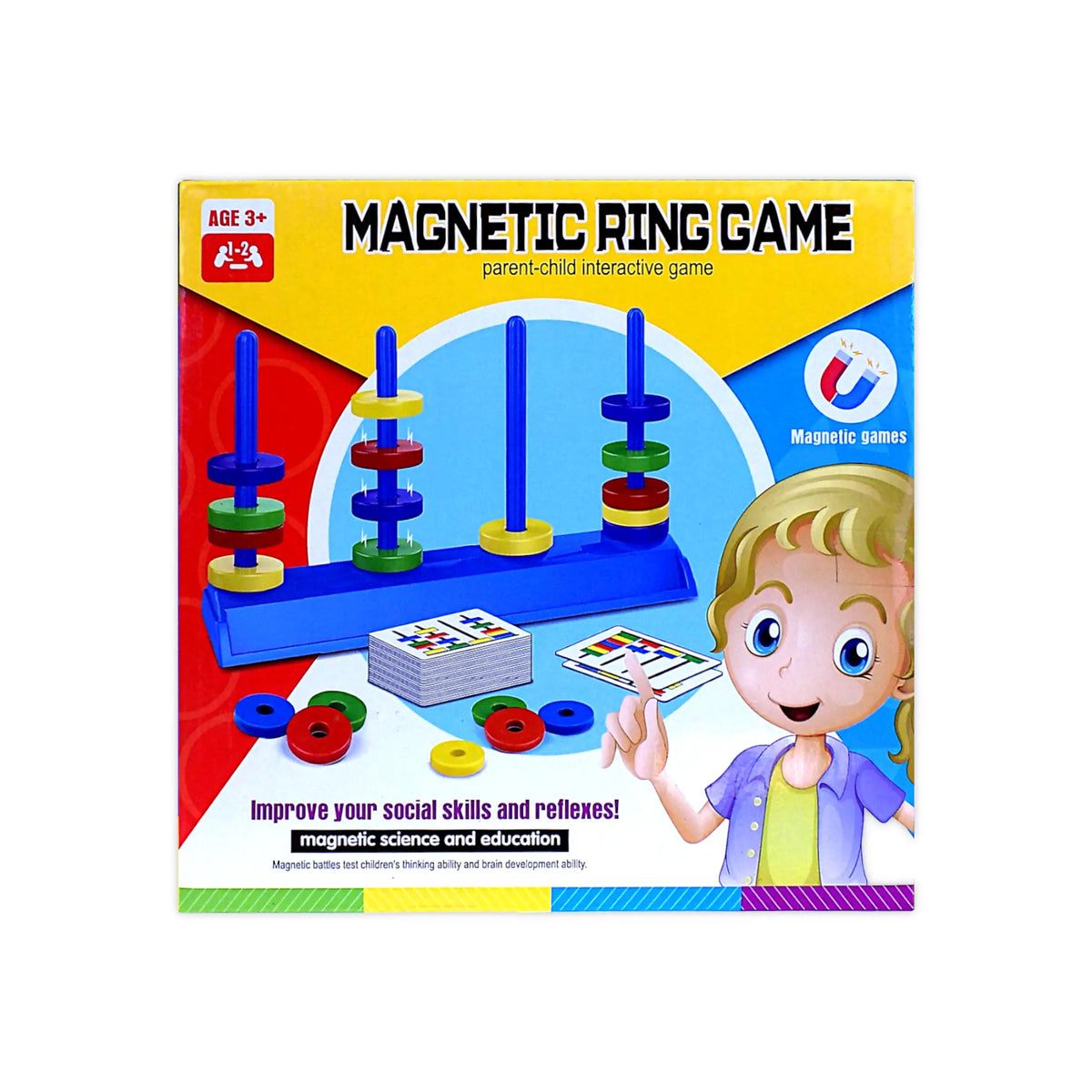 Carol Kids Educational Magnetic Match Rings Game – Bayan eShop