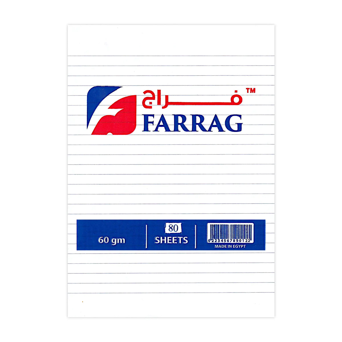 Farrag Writing Paper Single Sheet Lined A4 Pack of 80 – Bayan eShop