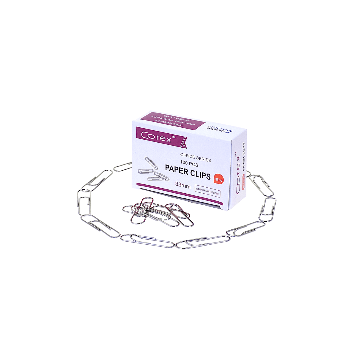 Corex Paper Clip 33 mm Box of 100 – Bayan eShop