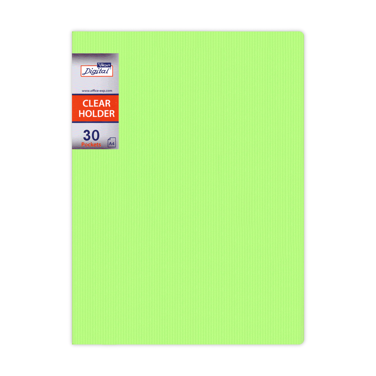 Digital Display Book 30 Fixed Pocket Fluorescent Colors A4 – Bayan eShop
