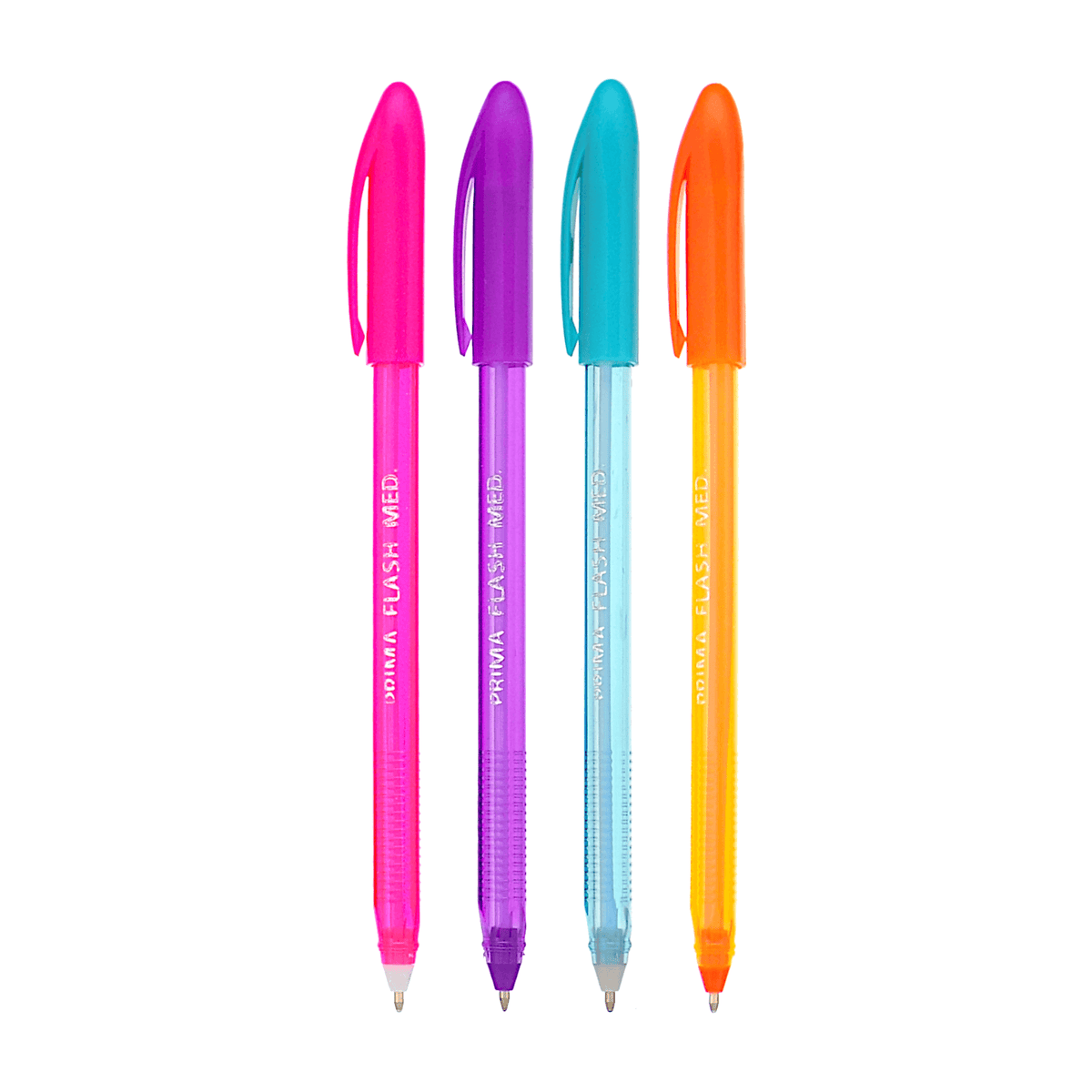 Prima Flash Neon Colors Ballpoint Pen Set of 4 – Bayan eShop