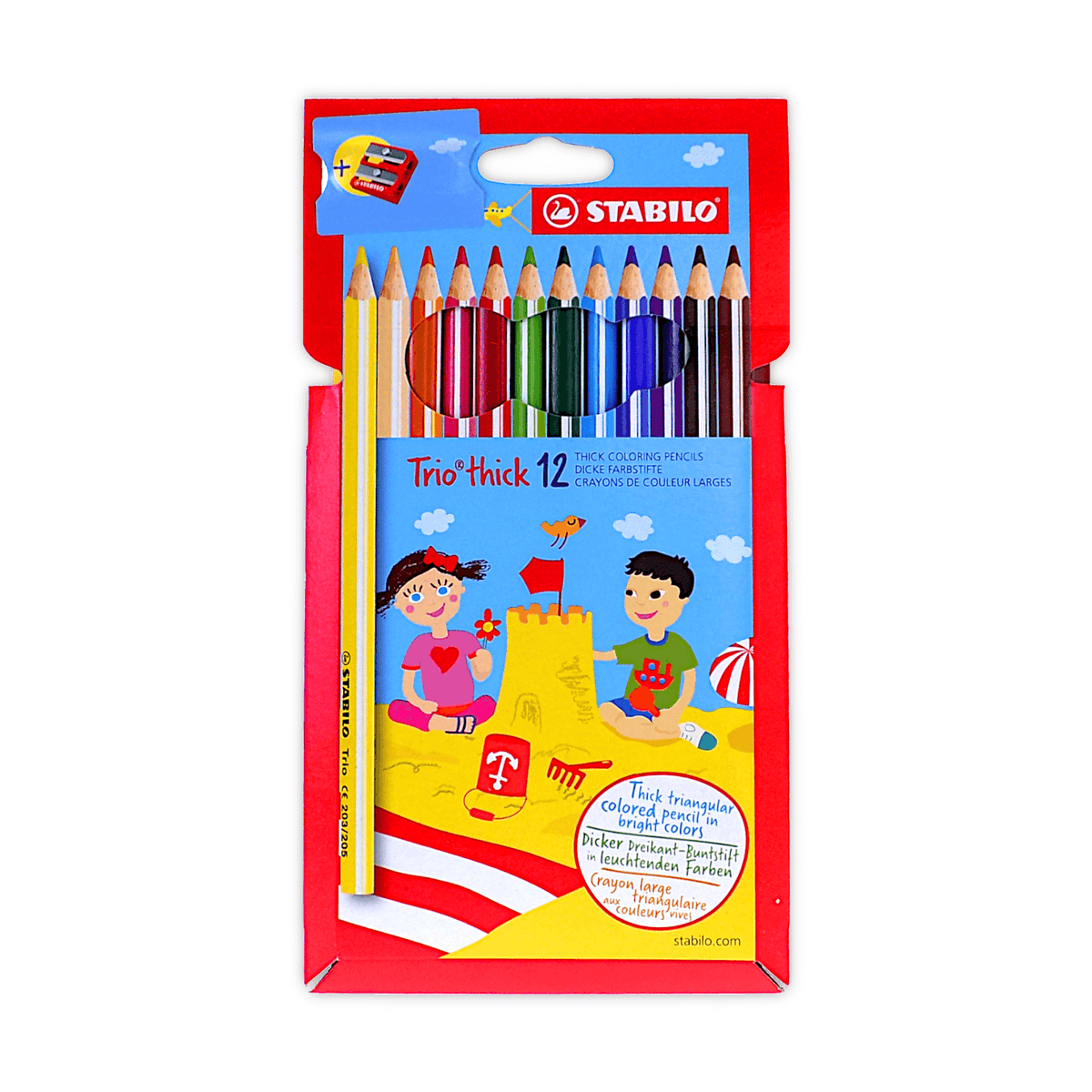 Stabilo Trio Thick Colored Pencils Wallet of 12 – Bayan eShop