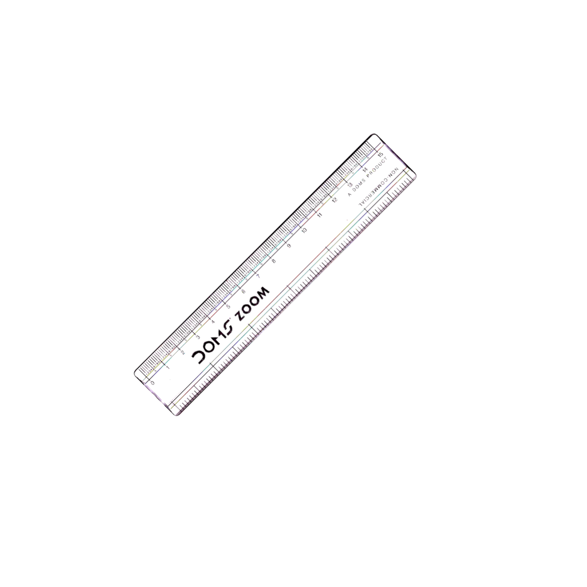 Doms Zoom Transparent Plastic Ruler 15 cm – Bayan eShop