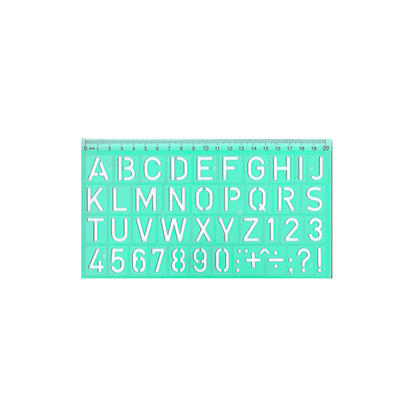 Ark Letters & Numbers Stencil – Bayan eShop